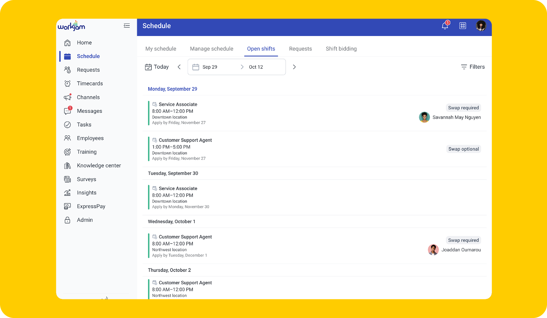 Flexible Shift Management - WorkJam